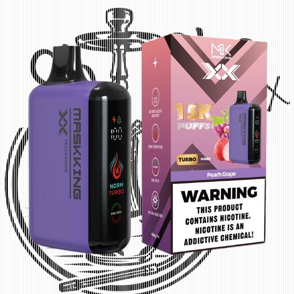 Maskking XX Peach grape – Shisha Land Mx