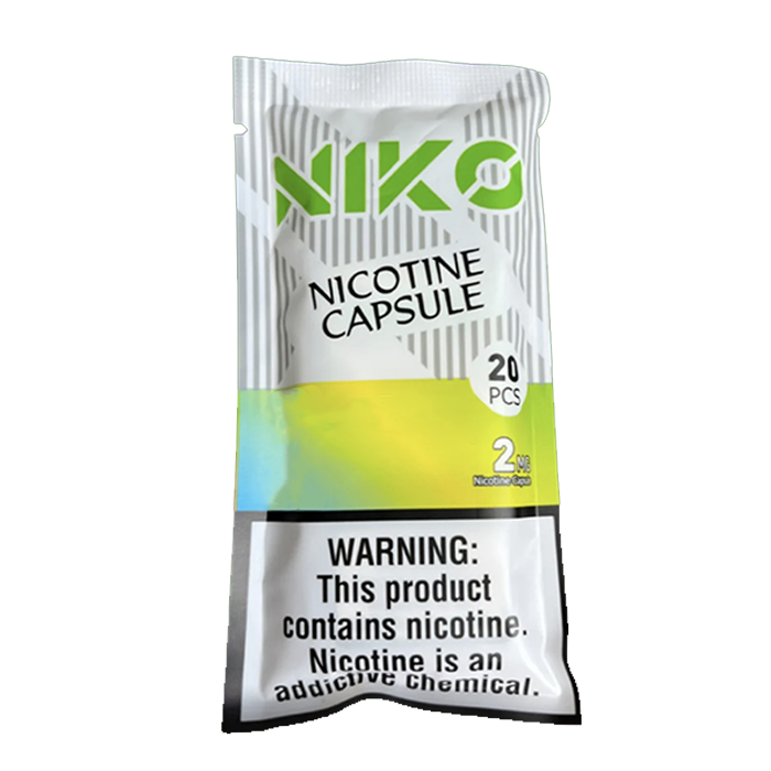 NIKO Capsulas Mango Strawberry Mint 2%mg – Shisha Land Mx