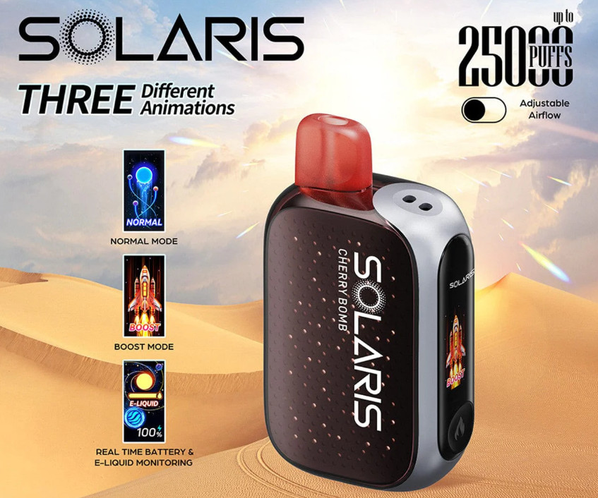 Solaris Cherry bomb (carga solar) – Shisha Land Mx