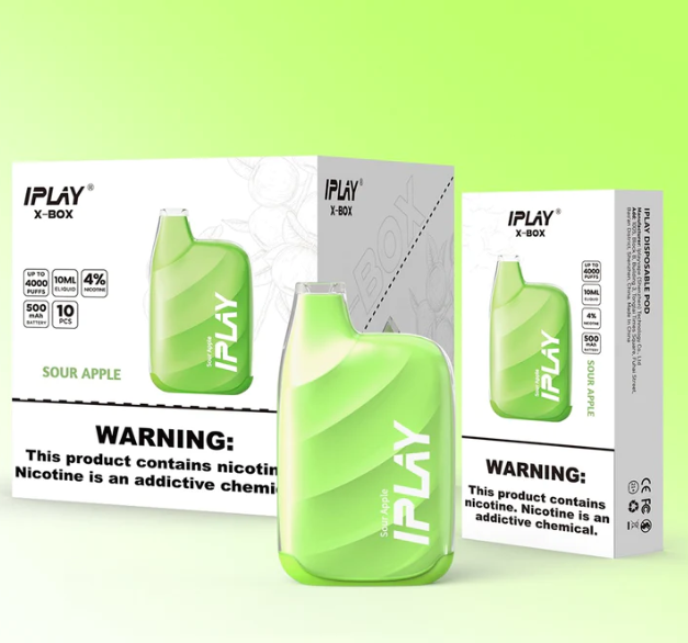 IPLAY X-BOX Sour Apple – Shisha Land Mx